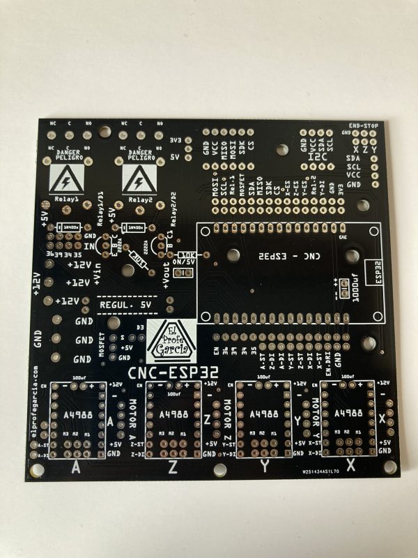 PCB CNC-ESP32 – Dinastia Tecnologica